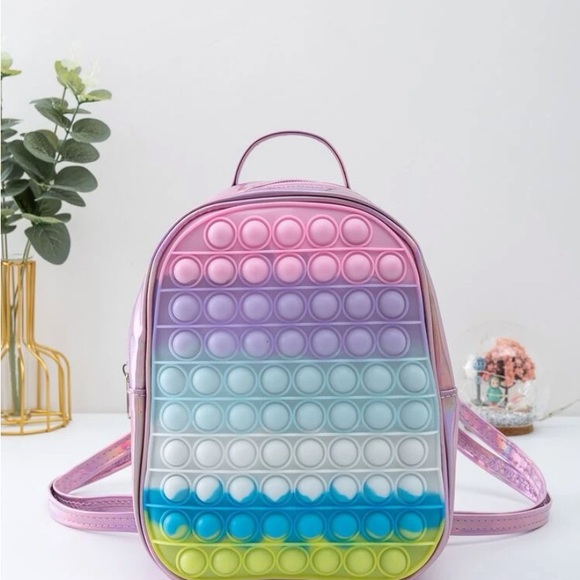 Chicaz Collectionz | Accessories | 8 Pop It Colorful Book Bag | Poshmark
